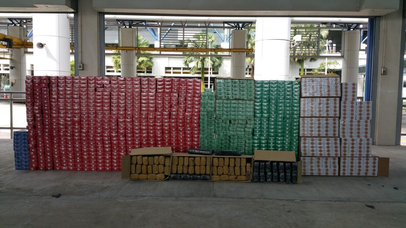 ICA | Contraband Cigarettes And Unmanufactured Tobacco Seized At Tuas ...